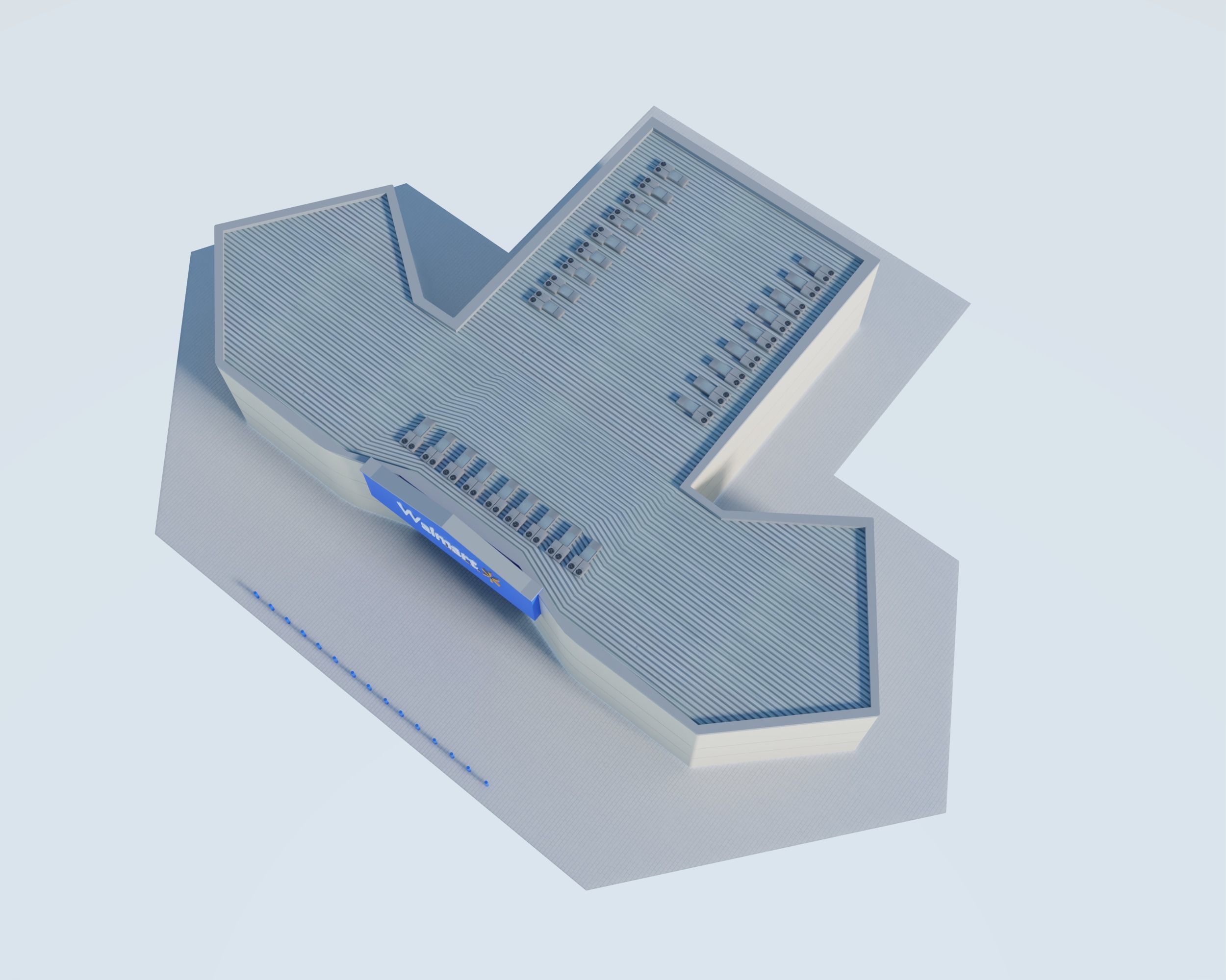 3D model Walmart Supercentre VR / AR / low-poly | CGTrader