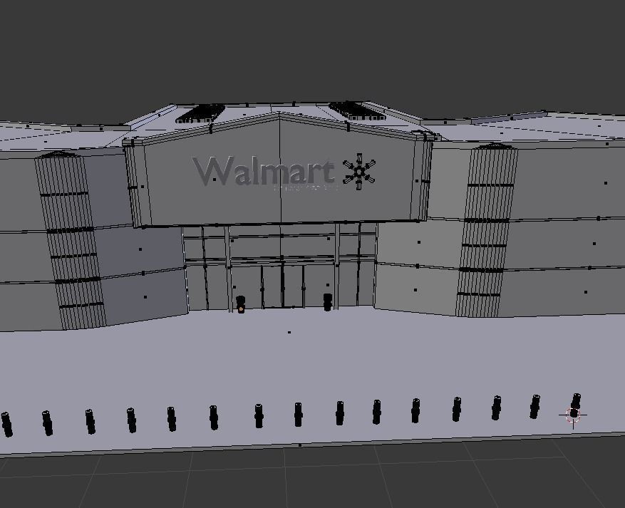 3D model Walmart Supercentre VR / AR / low-poly | CGTrader