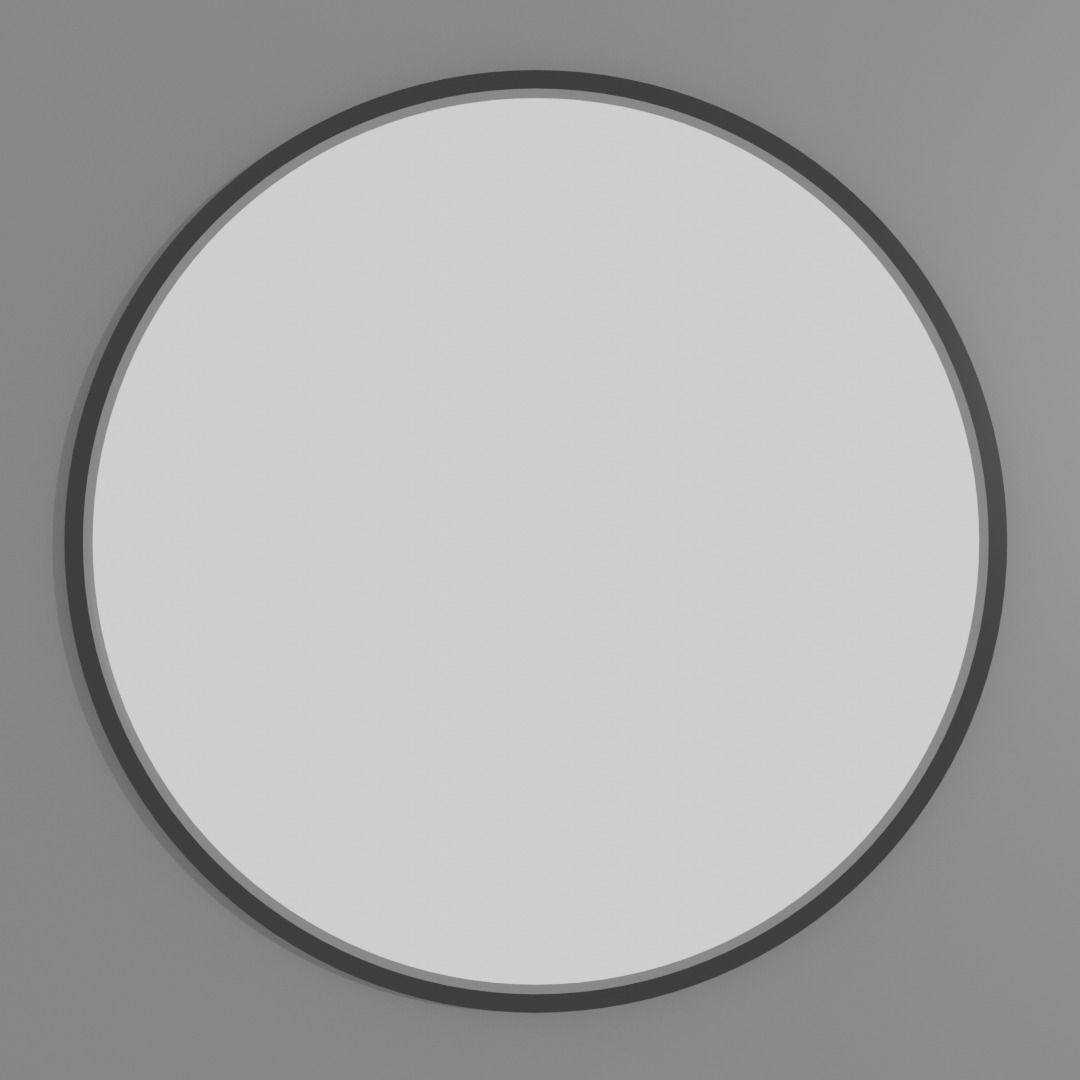Round Mirror Free free 3D model | CGTrader