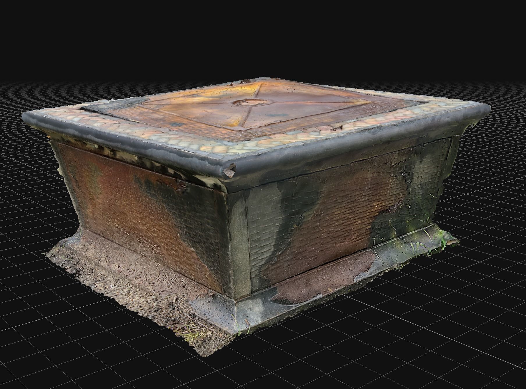 Old Fire Pit - Rusty free 3D model | CGTrader