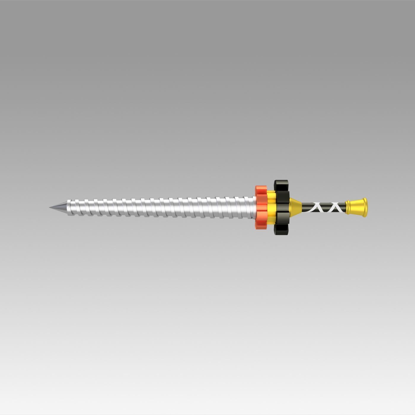 Final Fantasy type-0 Machina Cosplay Weapon Prop replica 3D model 3D ...
