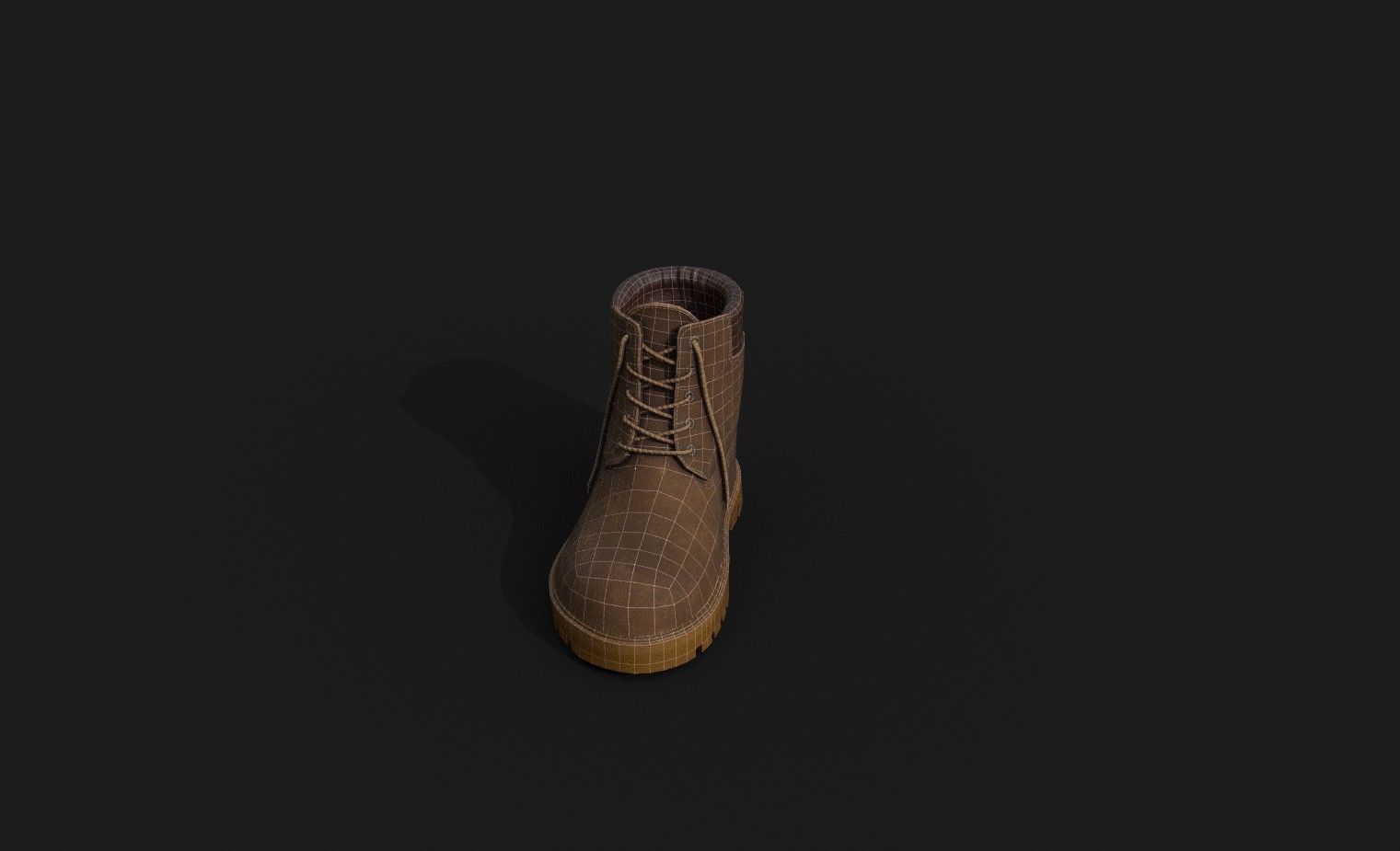 3D model Boots Low Poly leather boot VR / AR / low-poly | CGTrader
