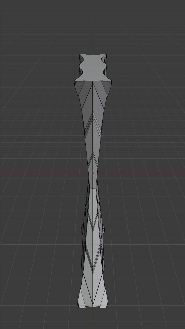 3D model Futuristic Cubic Structure Pillar VR / AR / low-poly | CGTrader