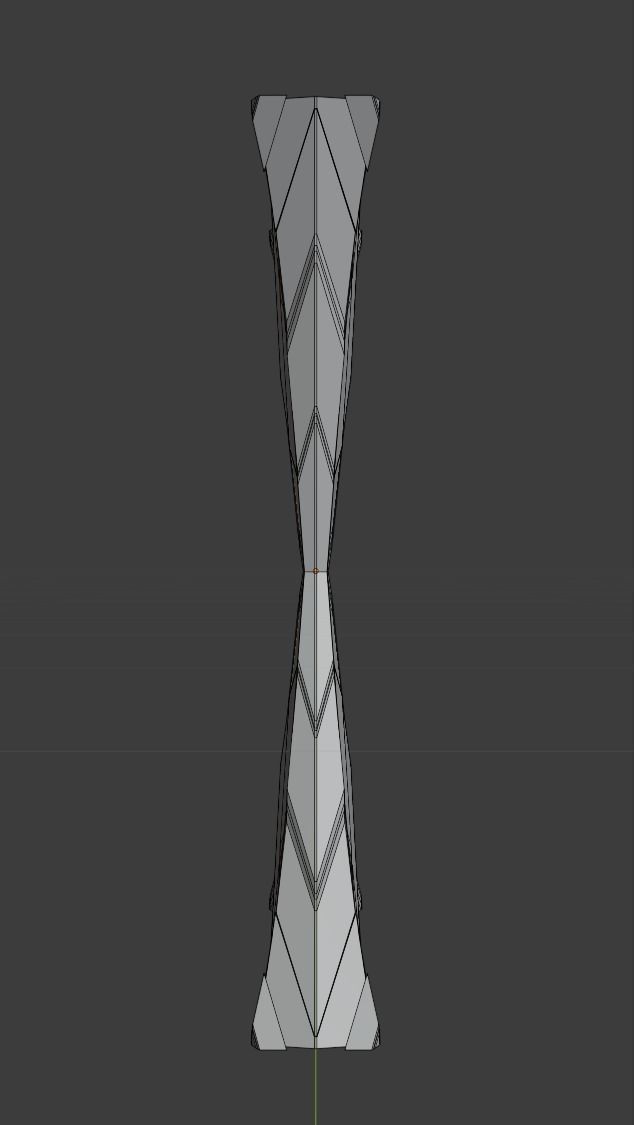 3D model Futuristic Cubic Structure Pillar VR / AR / low-poly | CGTrader