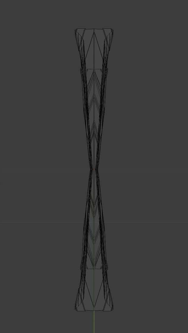 3D model Futuristic Cubic Structure Pillar VR / AR / low-poly | CGTrader
