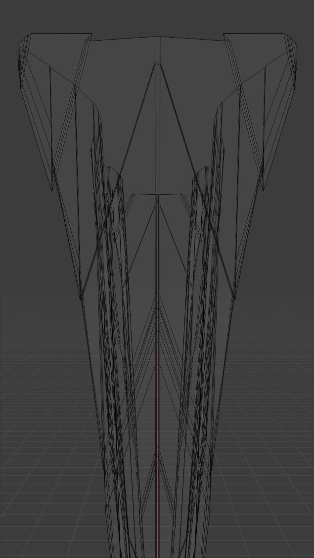 3D model Futuristic Cubic Structure Pillar VR / AR / low-poly | CGTrader