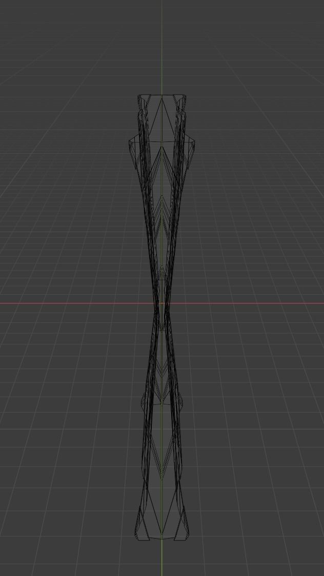 3D model Futuristic Cubic Structure Pillar VR / AR / low-poly | CGTrader