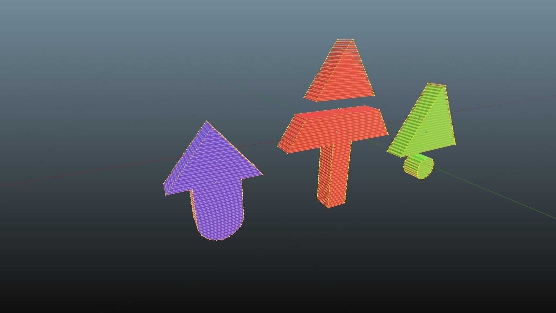 3D model Low poly arrow 58 VR / AR / low-poly | CGTrader