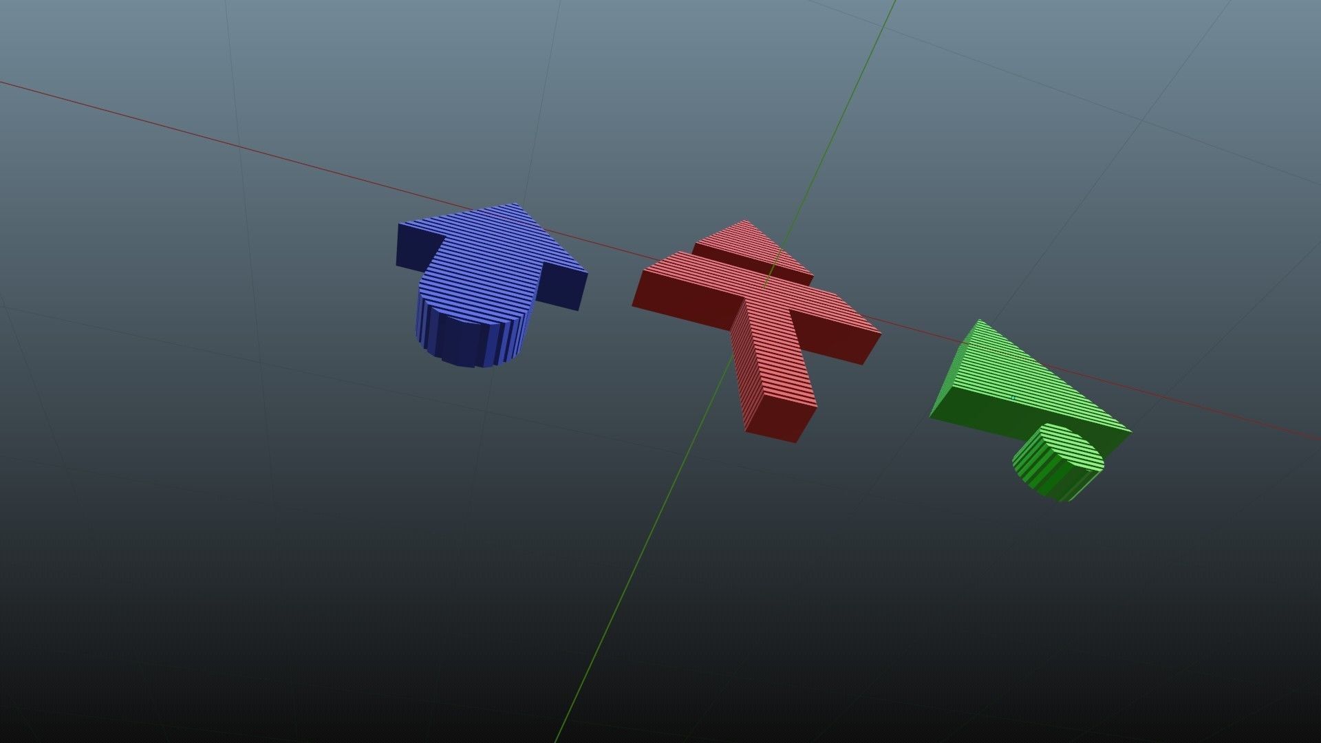 3D model Low poly arrow 58 VR / AR / low-poly | CGTrader