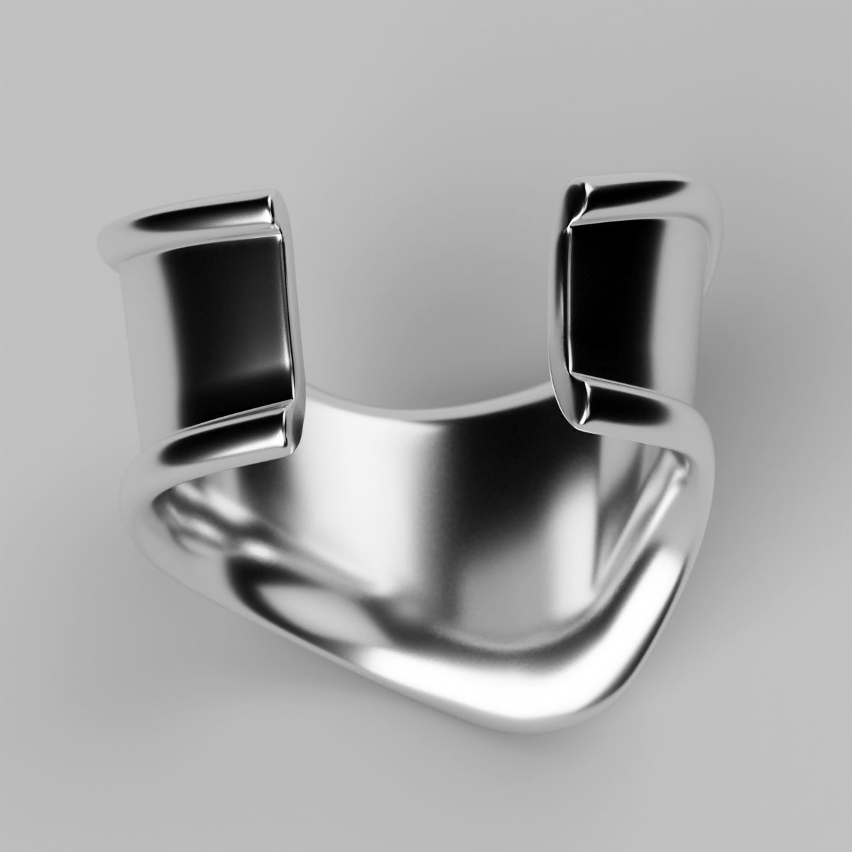 Small Bone Cuff 3D model | CGTrader