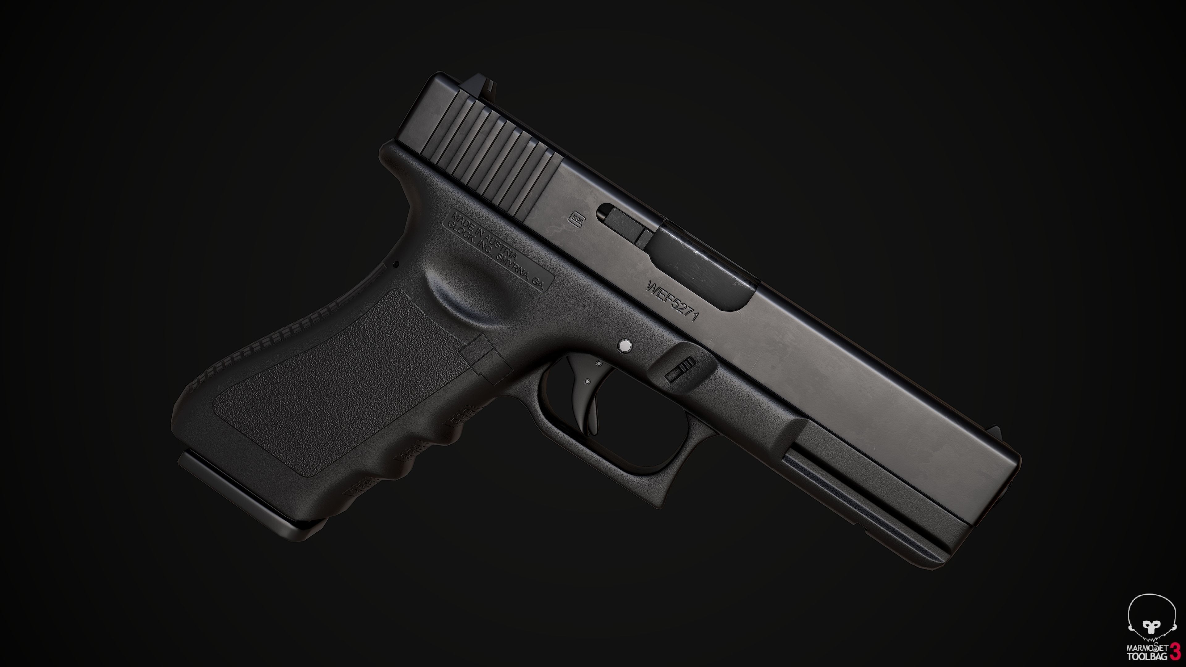 3D model Glock 18 gameready asset with textures VR / AR / low-poly | CGTrader