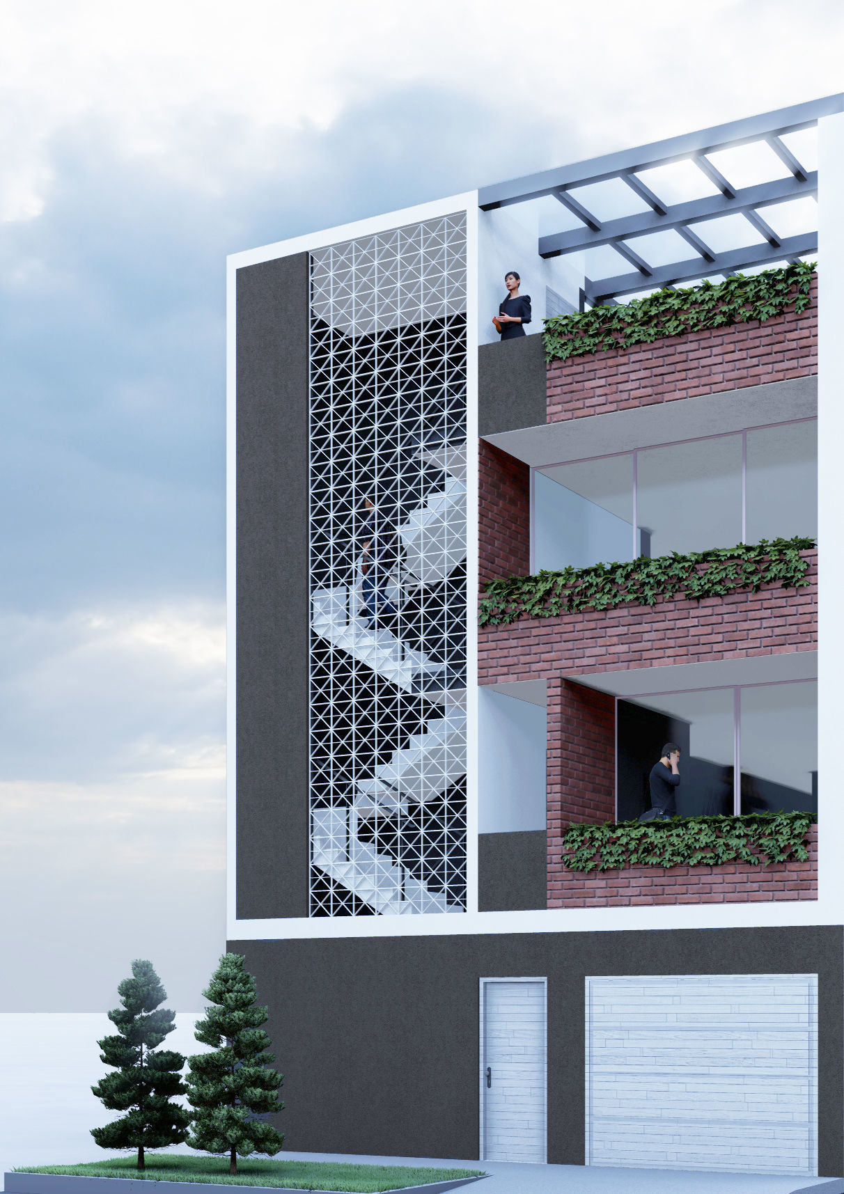 Multi-family building x 3D model | CGTrader