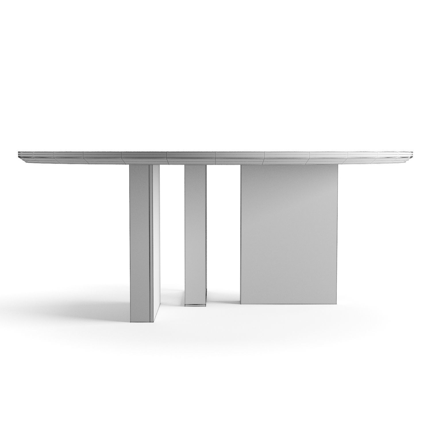 Fendi Casa Prisme Marble Table And Doyle Chair 3D model | CGTrader