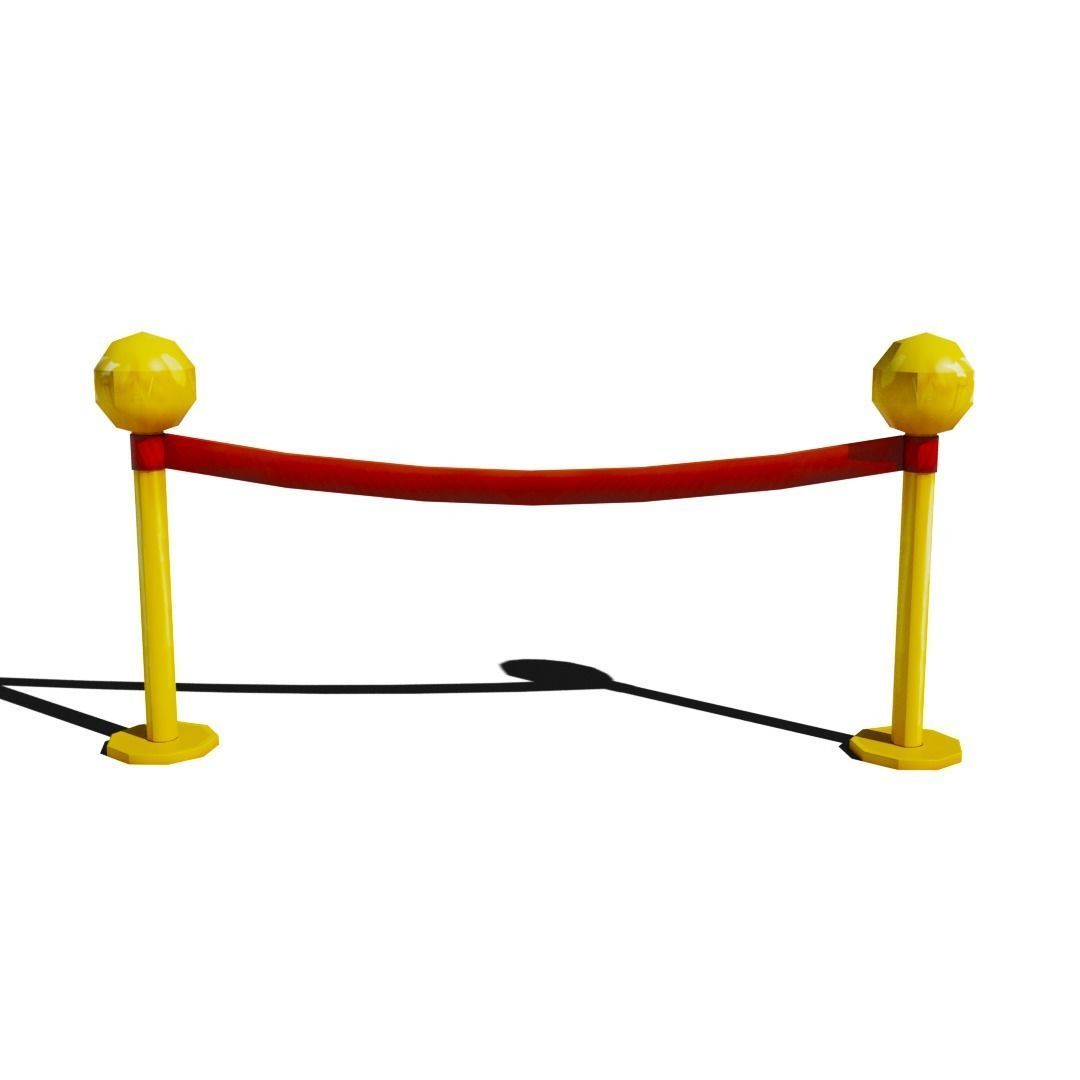 Low Poly Stanchion with animation free VR / AR / low-poly 3D model ...