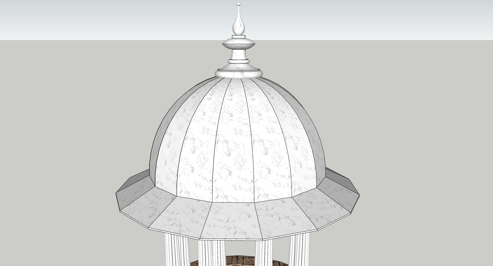 3D model indian stone chatri VR / AR / low-poly | CGTrader