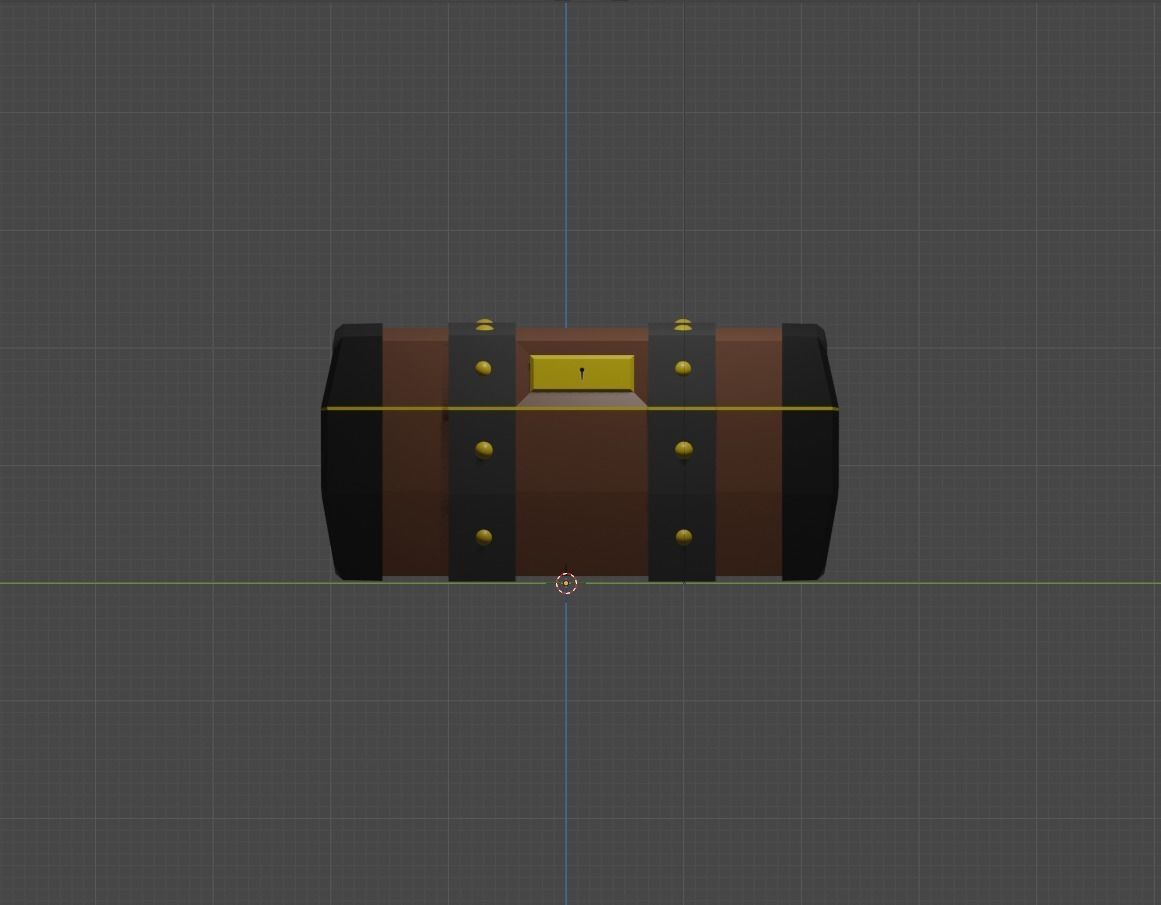 3D model Simple Low Poly Chest VR / AR / low-poly | CGTrader