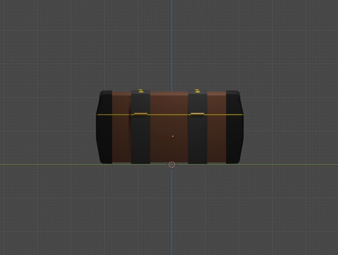 3D model Simple Low Poly Chest VR / AR / low-poly | CGTrader