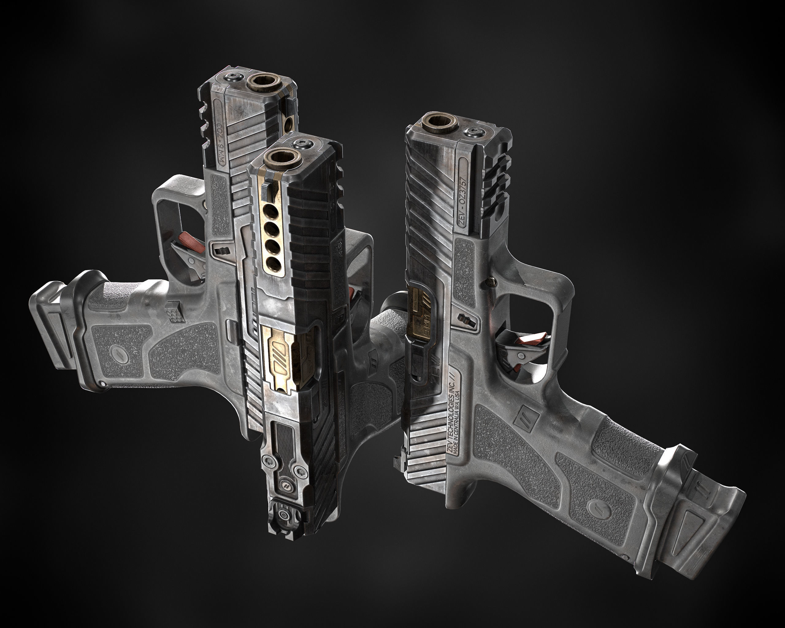 3D model ZEV OZ9C Hyper-comp VR / AR / low-poly | CGTrader