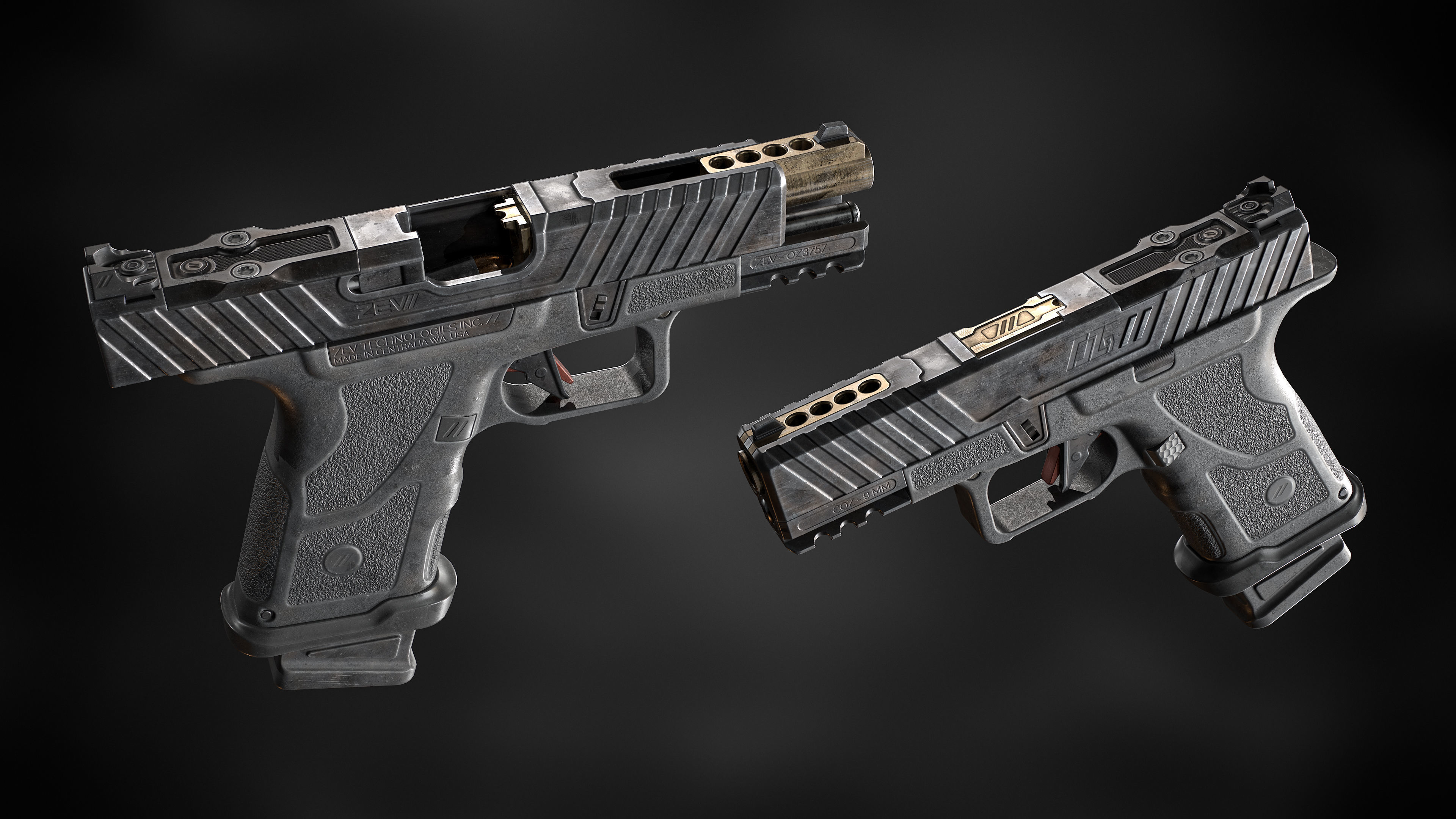 3D model ZEV OZ9C Hyper-comp VR / AR / low-poly | CGTrader