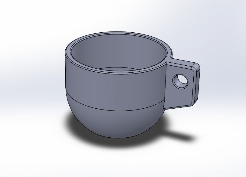 ceramic cup mold 3D model 3D printable | CGTrader