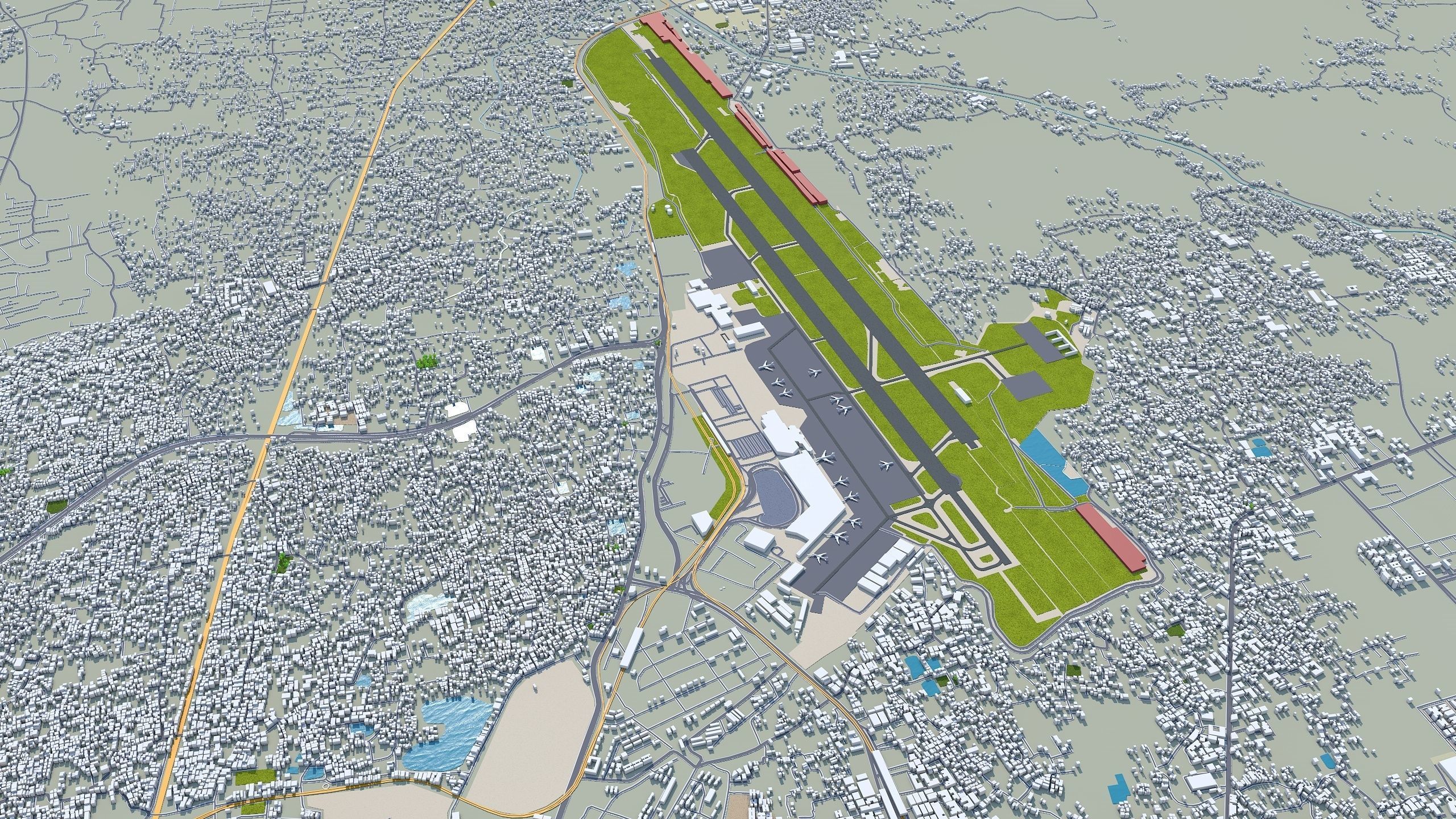 3D model Kolkata City West Bengal India VR / AR / low-poly | CGTrader