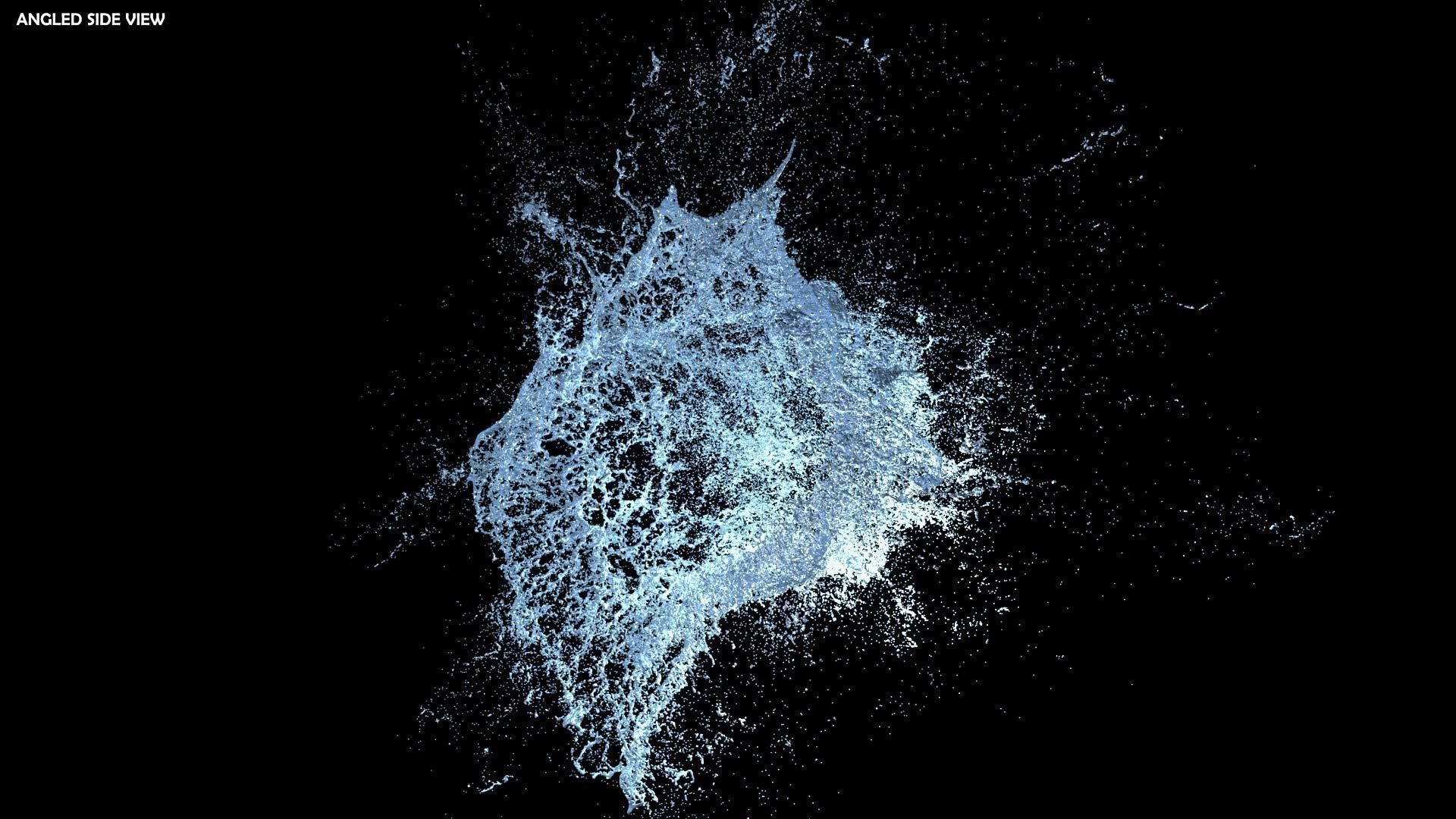 Water Explosion 2 3D model | CGTrader