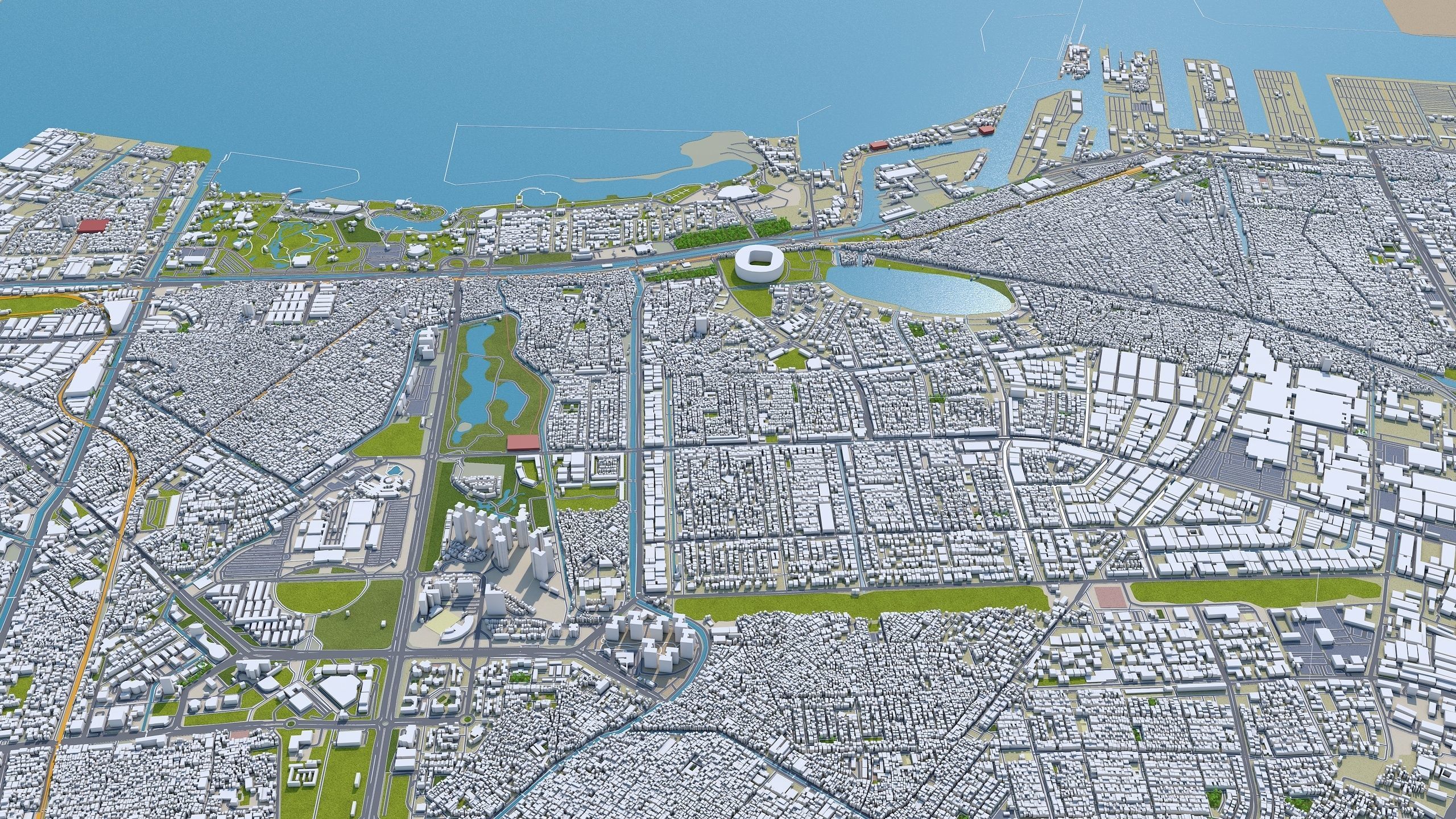 3D model Jakarta City Indonesia VR / AR / low-poly | CGTrader