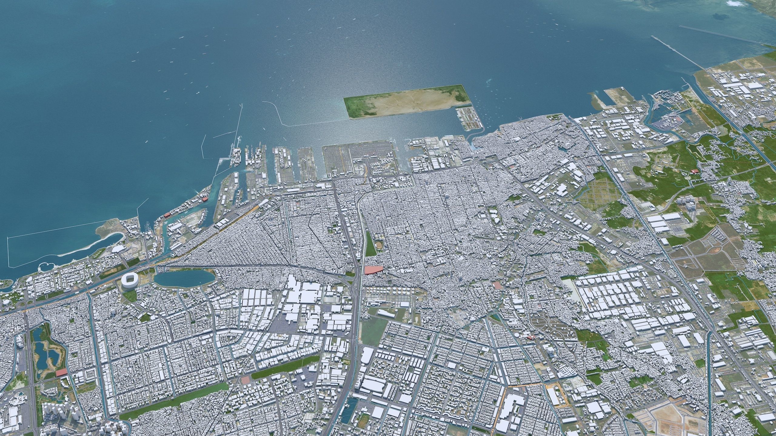 3D model Jakarta City Indonesia VR / AR / low-poly | CGTrader