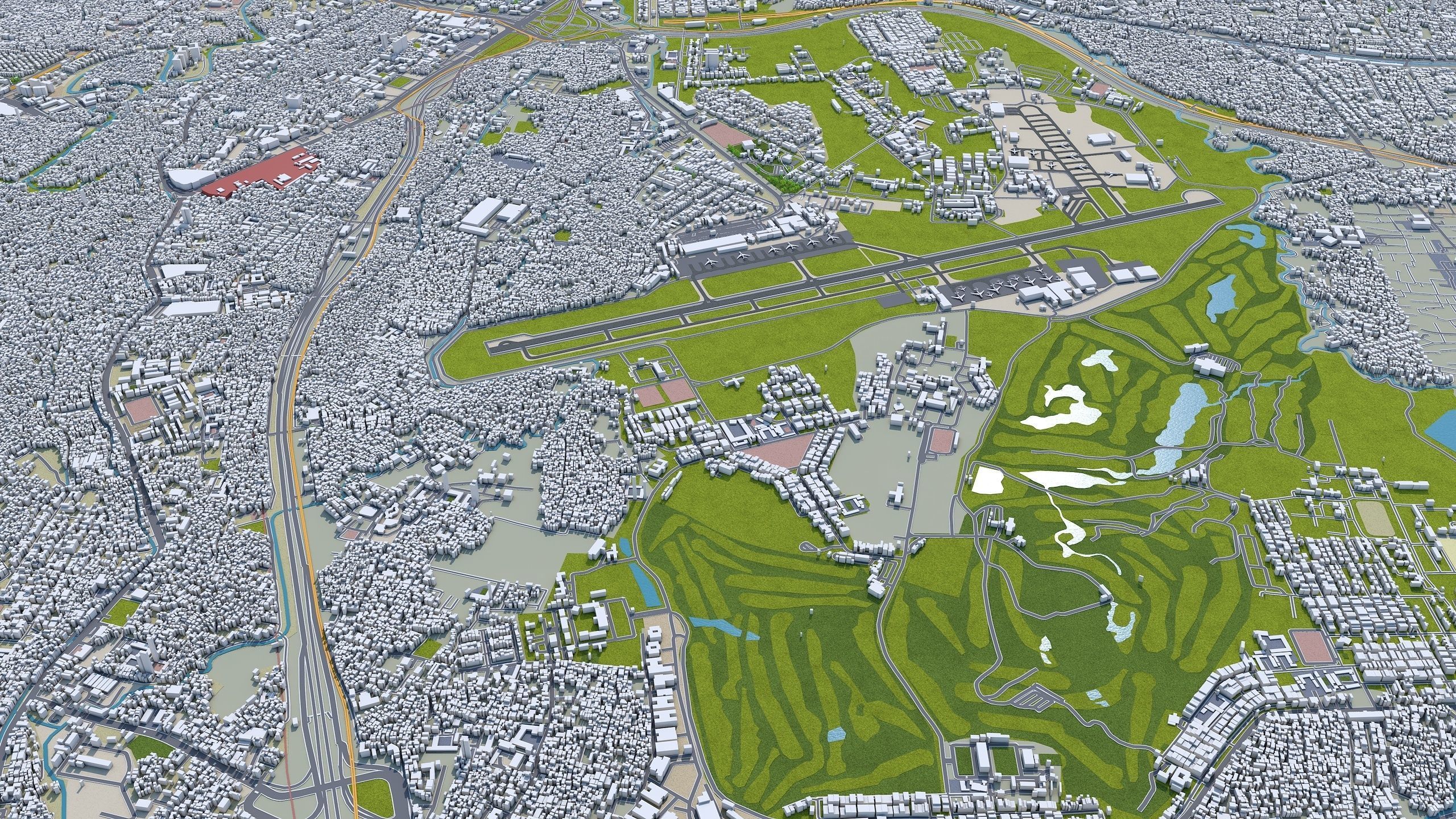 3D model Jakarta City Indonesia VR / AR / low-poly | CGTrader