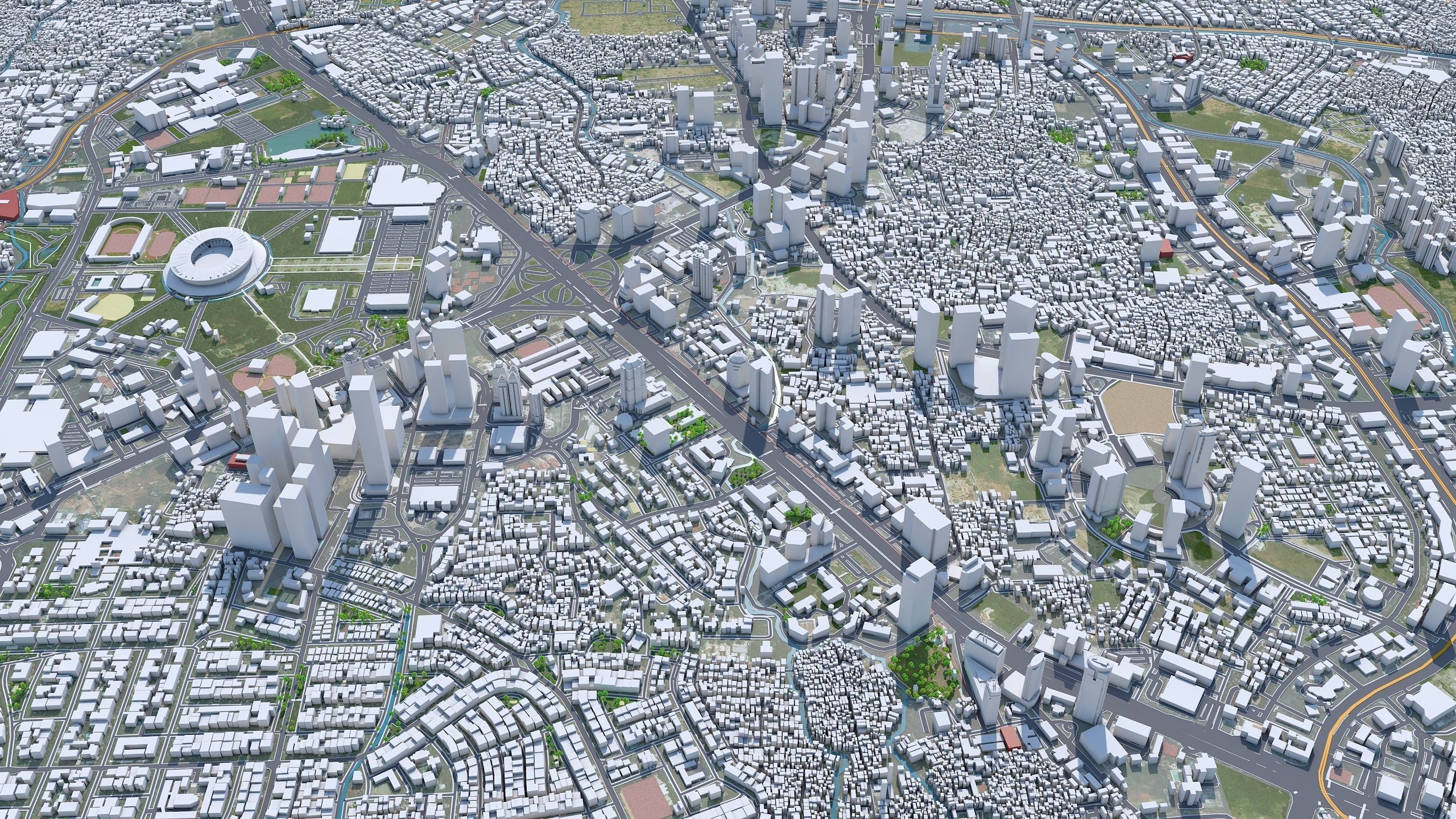 3D model Jakarta City Indonesia VR / AR / low-poly | CGTrader