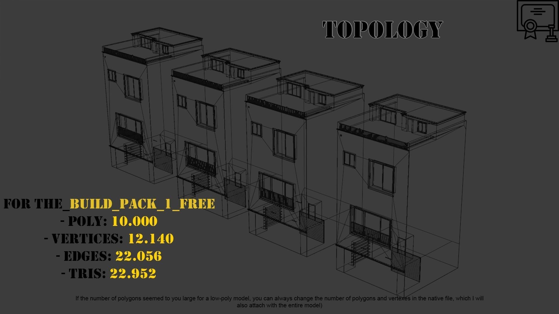 Building FREE Pack 1 free VR / AR / low-poly 3D model | CGTrader