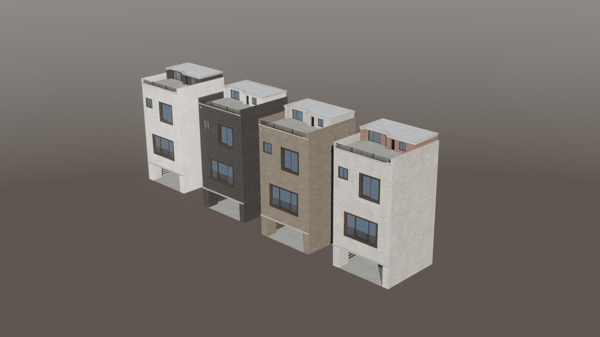 Building FREE Pack 1 free VR / AR / low-poly 3D model | CGTrader