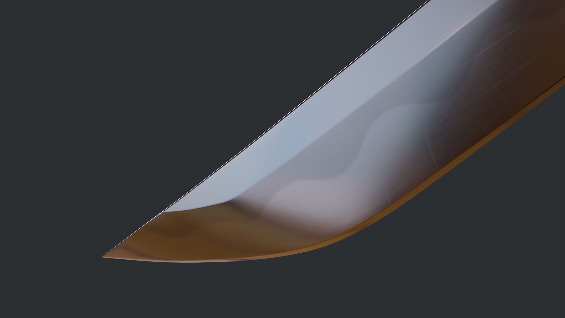 Kodachi japanese samurai sword 3D model | CGTrader