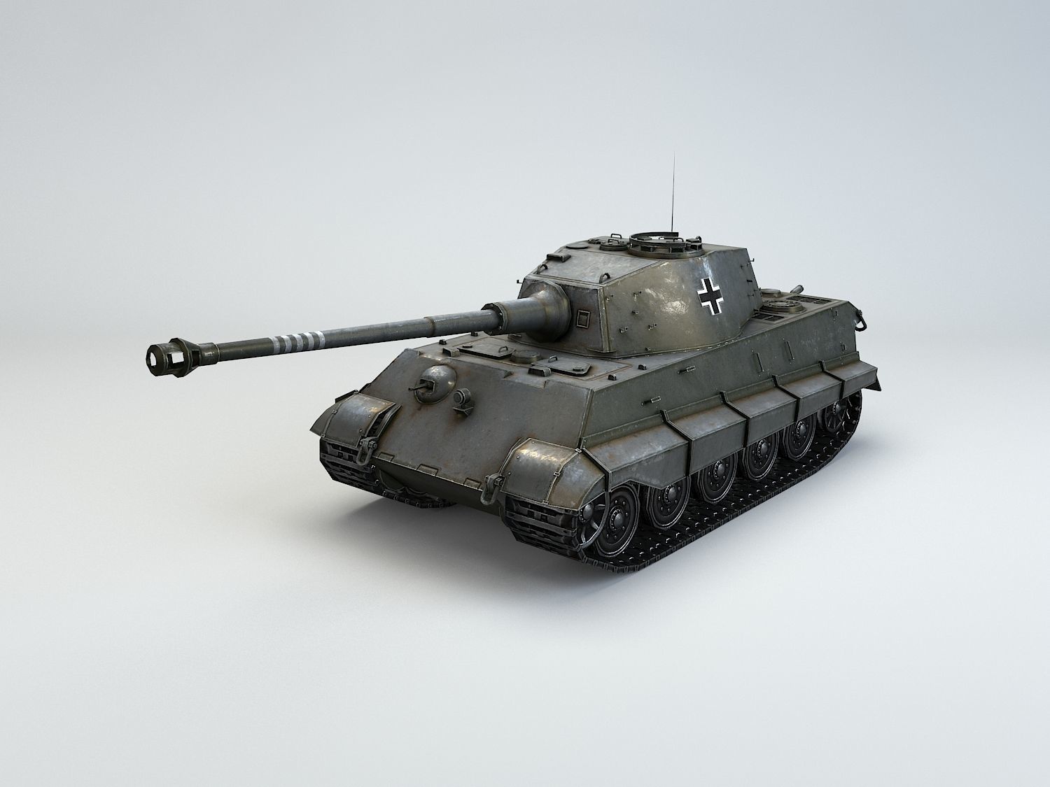 3D model Low Poly Tiger II Ausf G heavy tank VR / AR / low-poly | CGTrader
