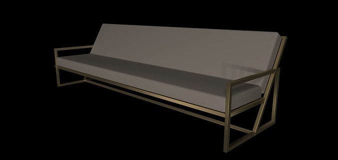 SOFA METAL STRUCTURE free 3D model | CGTrader