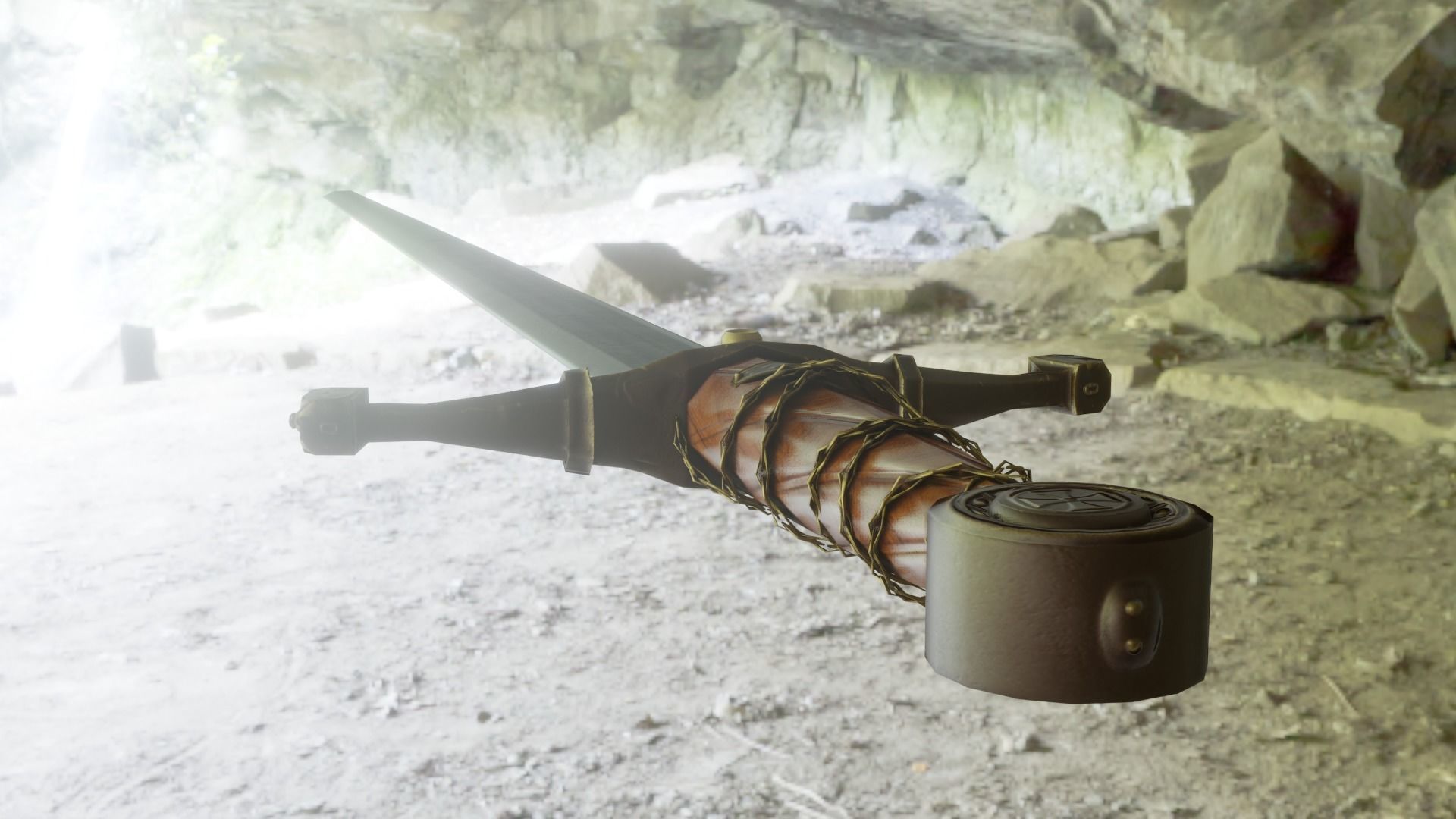 3D model Longsword Medieval Type XVIa - Low Poly Model VR / AR / low ...