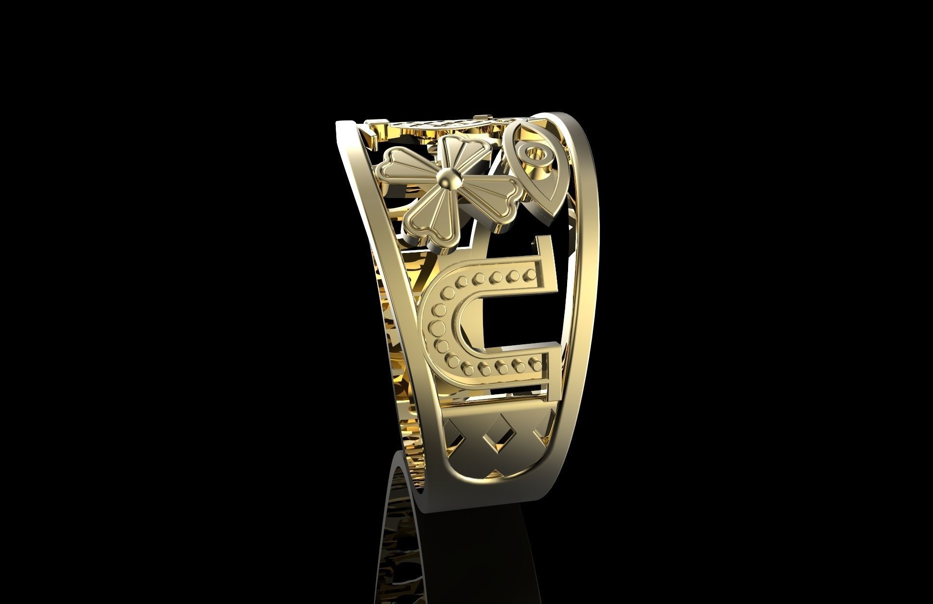 Ring of Luck 3D model 3D printable | CGTrader