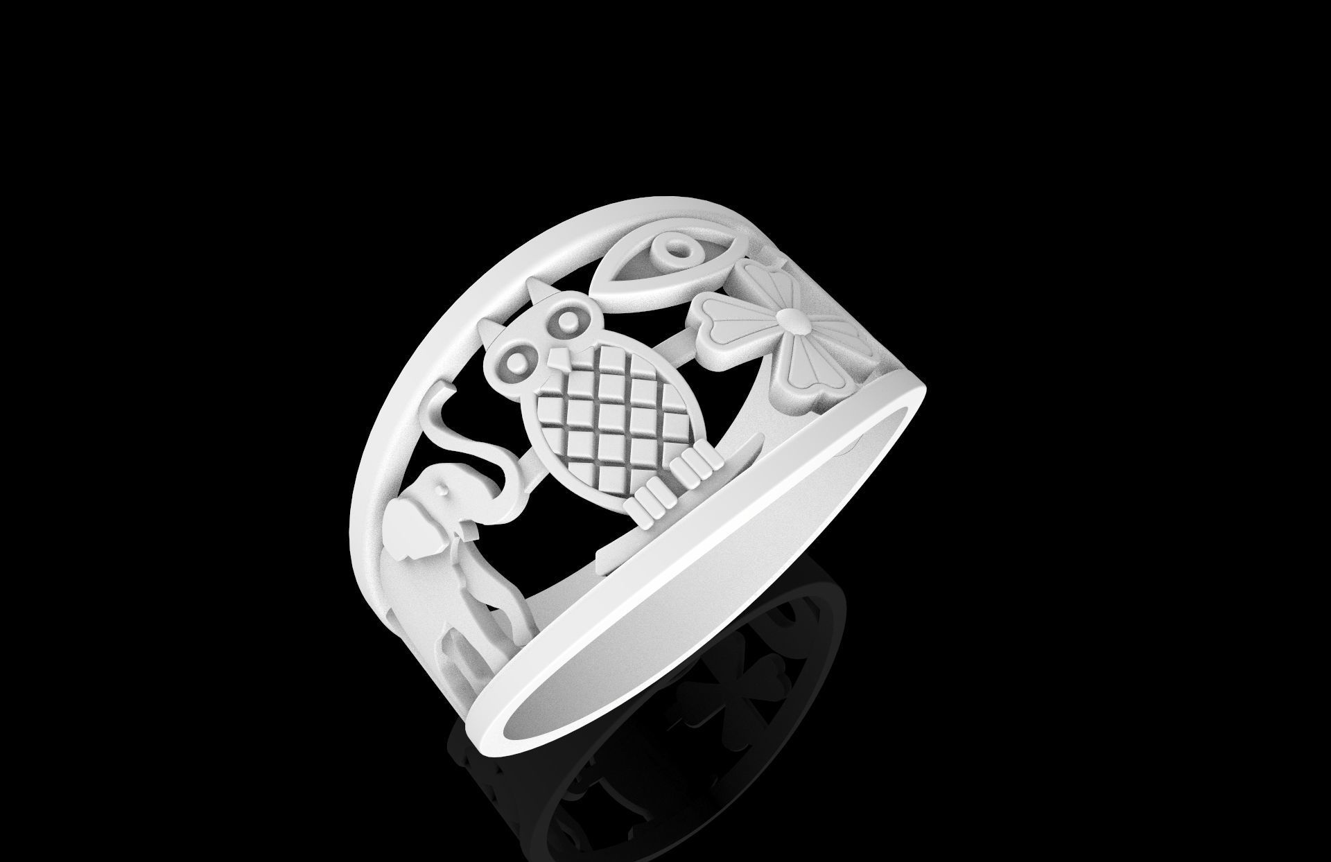 Ring of Luck 3D model 3D printable | CGTrader