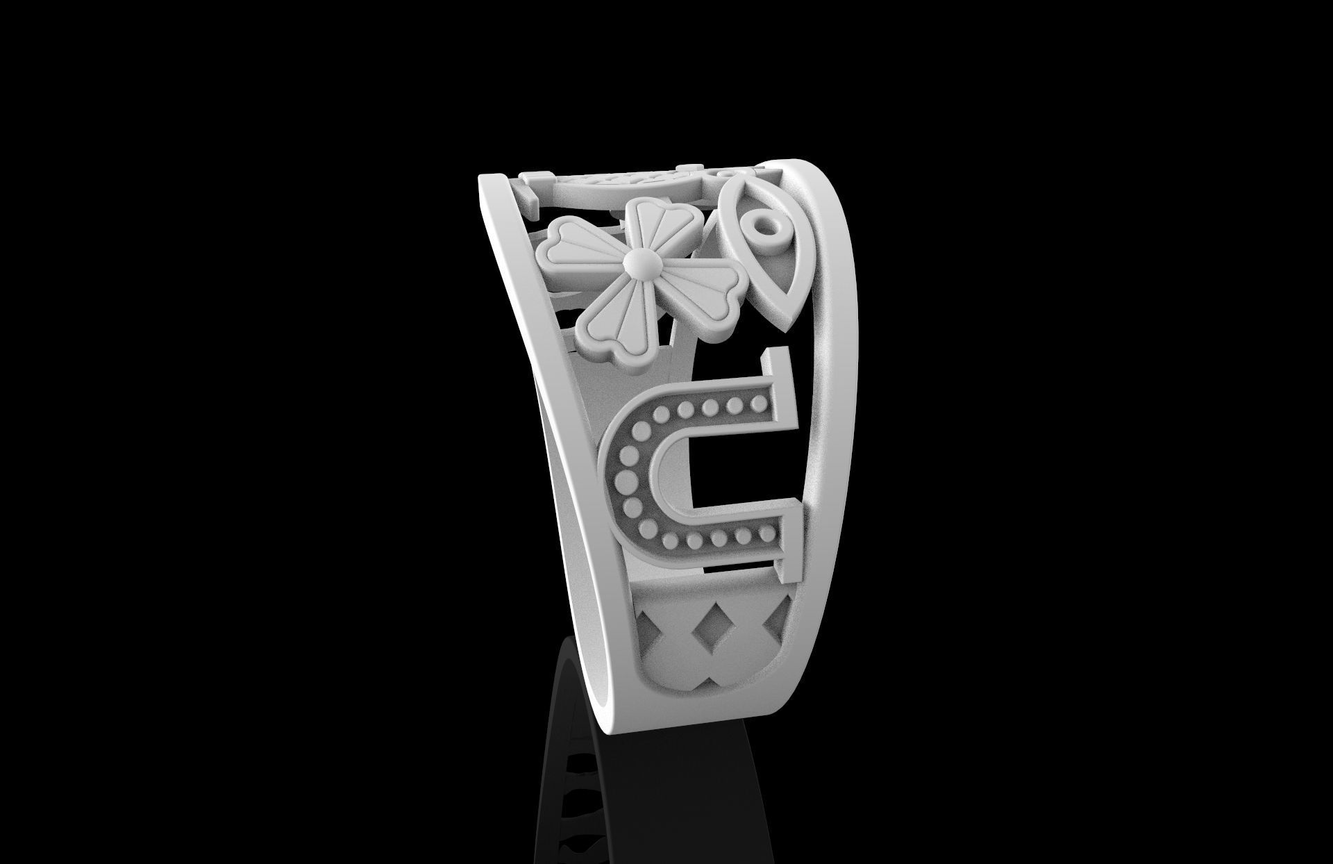 Ring of Luck 3D model 3D printable | CGTrader