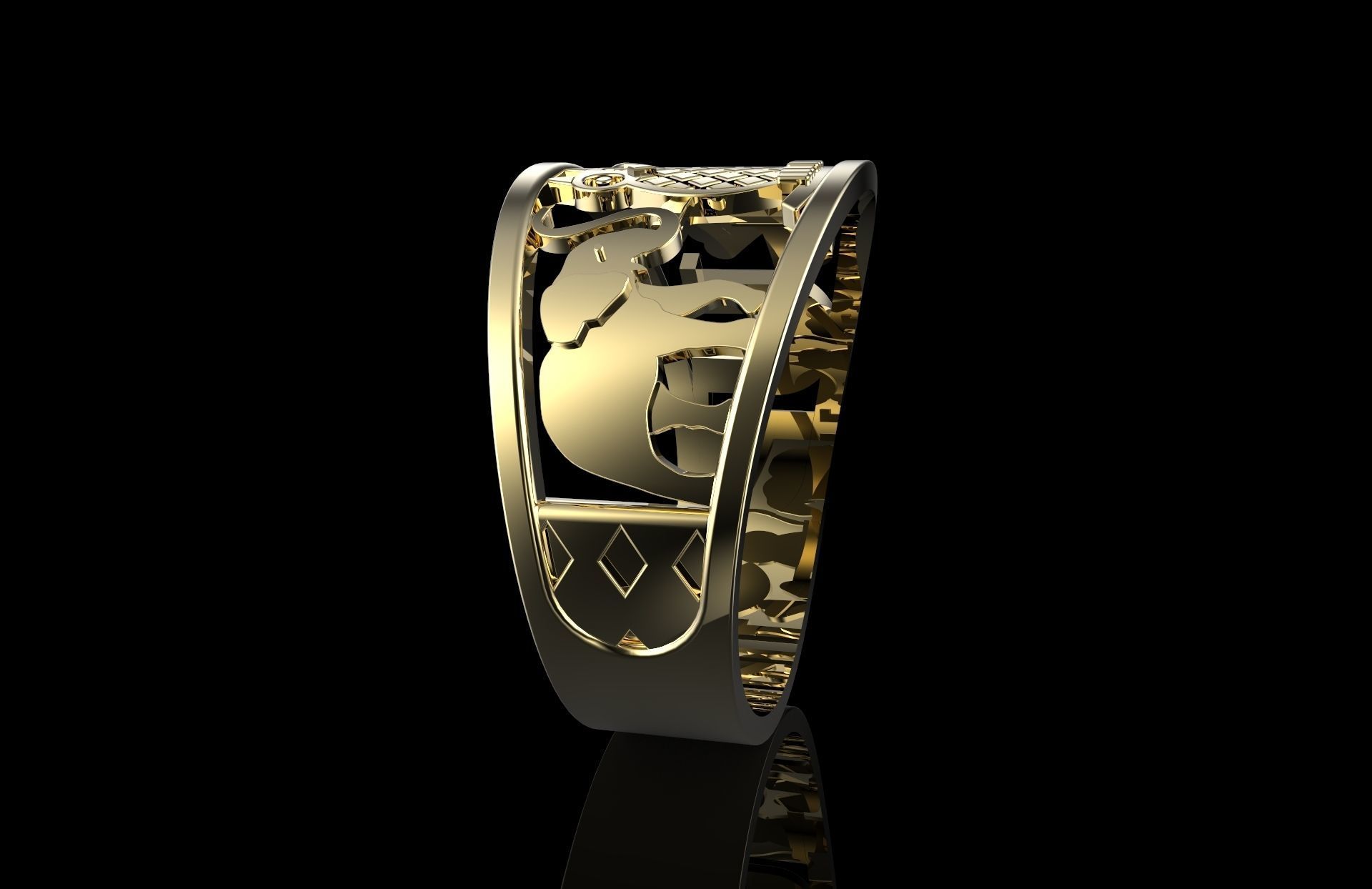 Ring of Luck 3D model 3D printable | CGTrader
