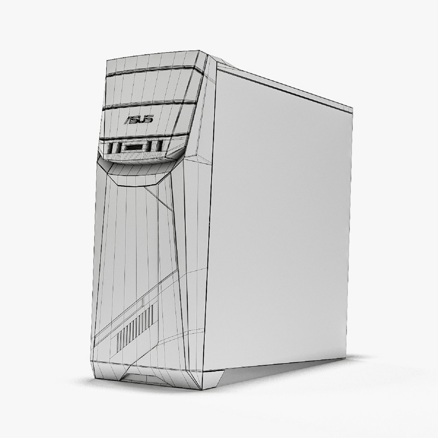 ASUS ROG G11CB System Unit Desktop Computer 3D model | CGTrader
