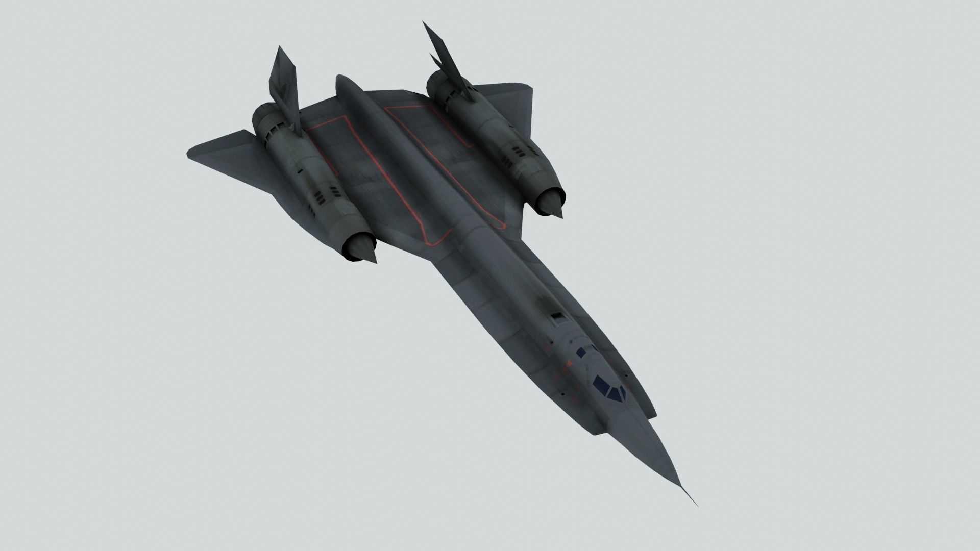3D model Lockheed YF-12A Interceptor aircraft VR / AR / low-poly | CGTrader