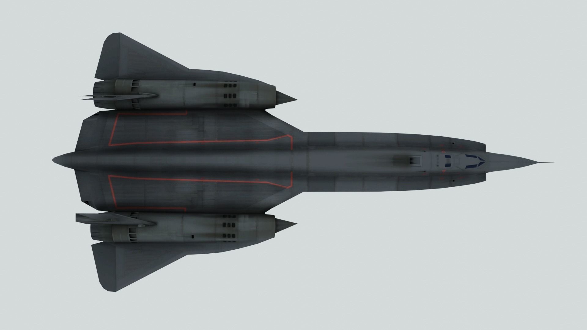 3D model Lockheed YF-12A Interceptor aircraft VR / AR / low-poly | CGTrader