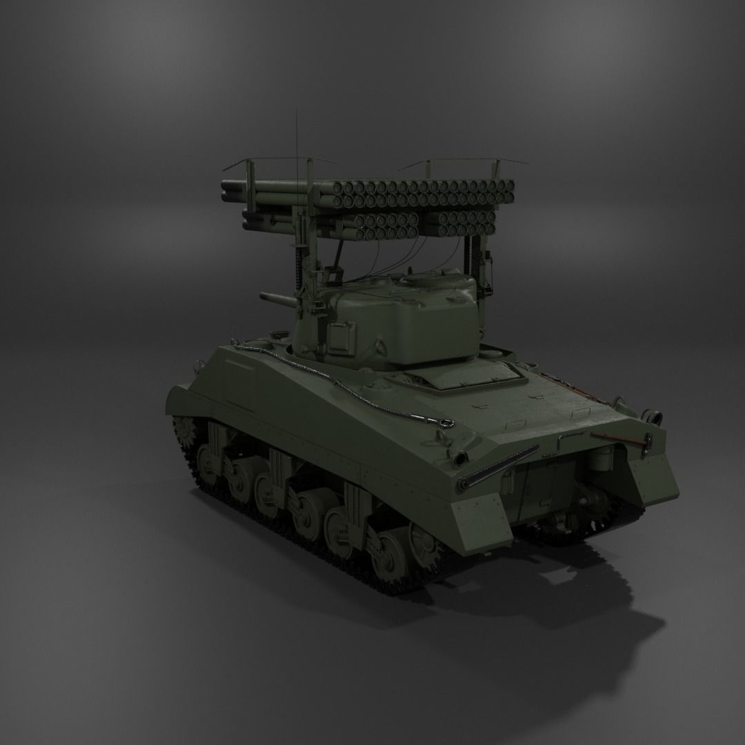 T34 Calliope free 3D model | CGTrader