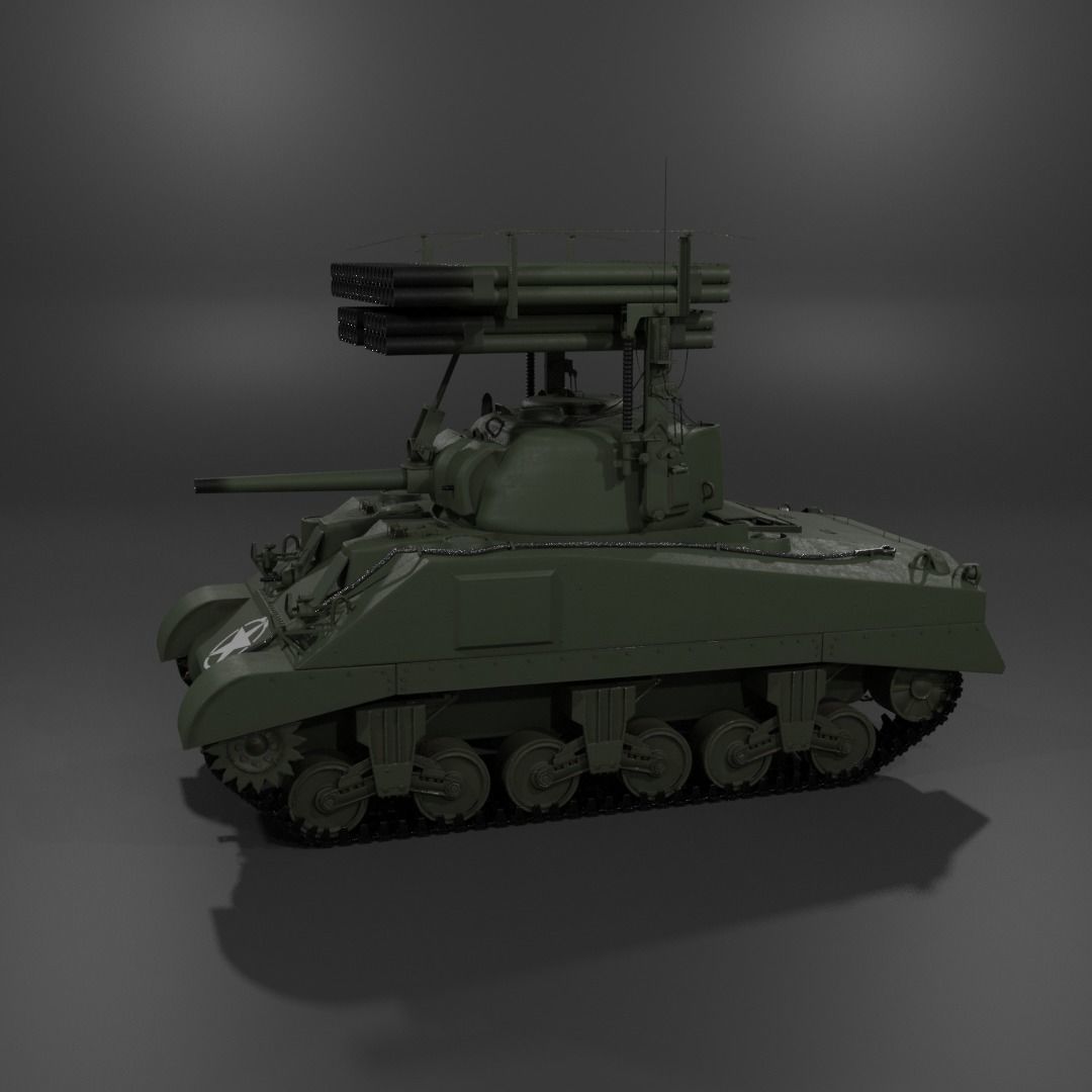 T34 Calliope free 3D model | CGTrader