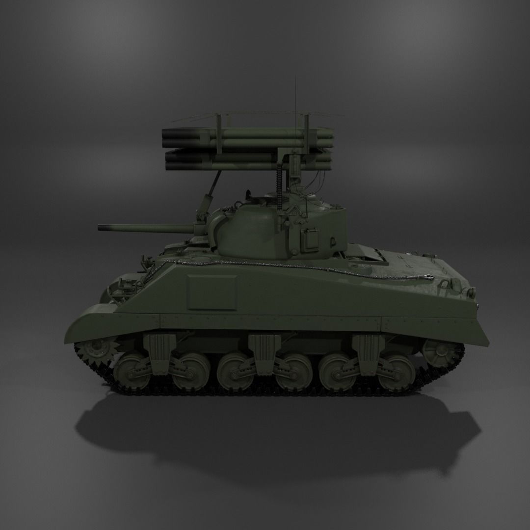 T34 Calliope free 3D model | CGTrader