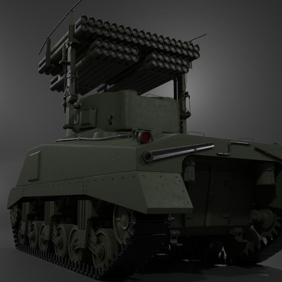 T34 Calliope free 3D model | CGTrader