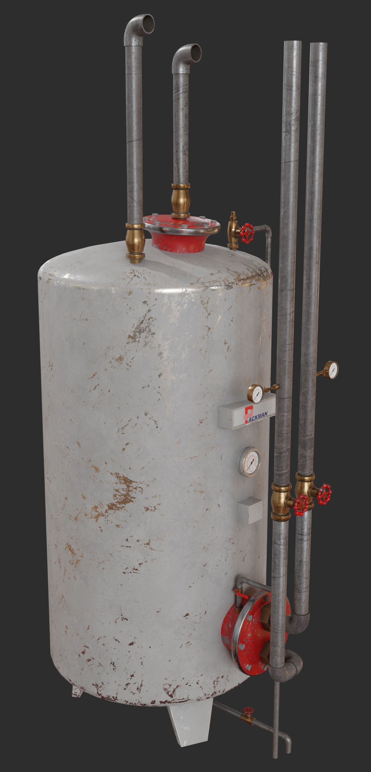 Boiler and Domestic hot water Tank 3D model | CGTrader
