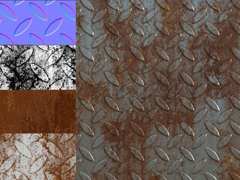 Texture rust grid VR / AR / low-poly | CGTrader