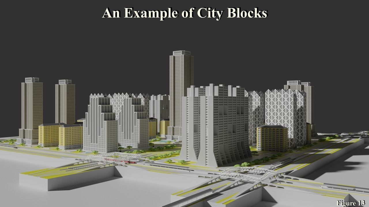Building Blocks for Modern City Scenes - Kit 01 free 3D model | CGTrader